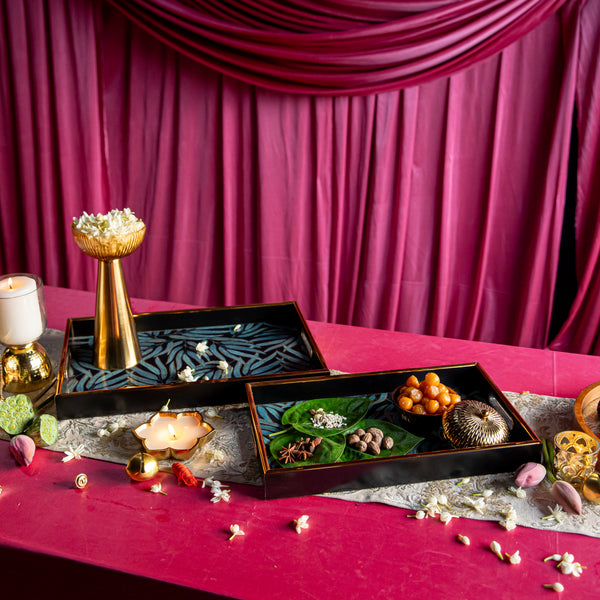 Tropical Tray Set of 2